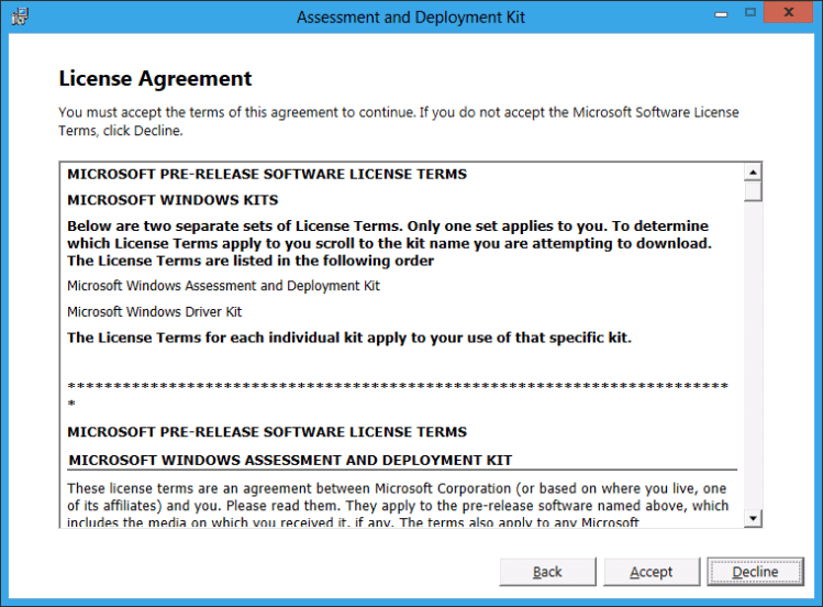 Windows Assessment and Deployment Kit (ADK) Installation | LABDEMO