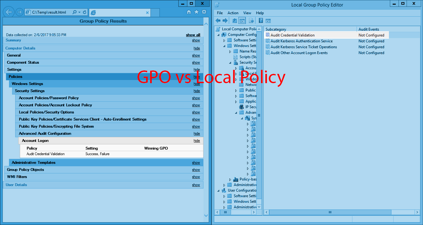 Notes from the Field: GPO vs Local Policies | LABDEMO