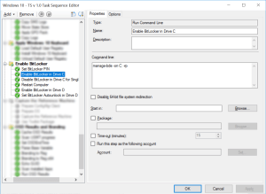 Windows 10 OSD: Enabling BitLocker XTS-AES 256 on Multiple Drives with ...