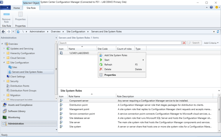 Installing SCCM Reporting Services Point | LABDEMO