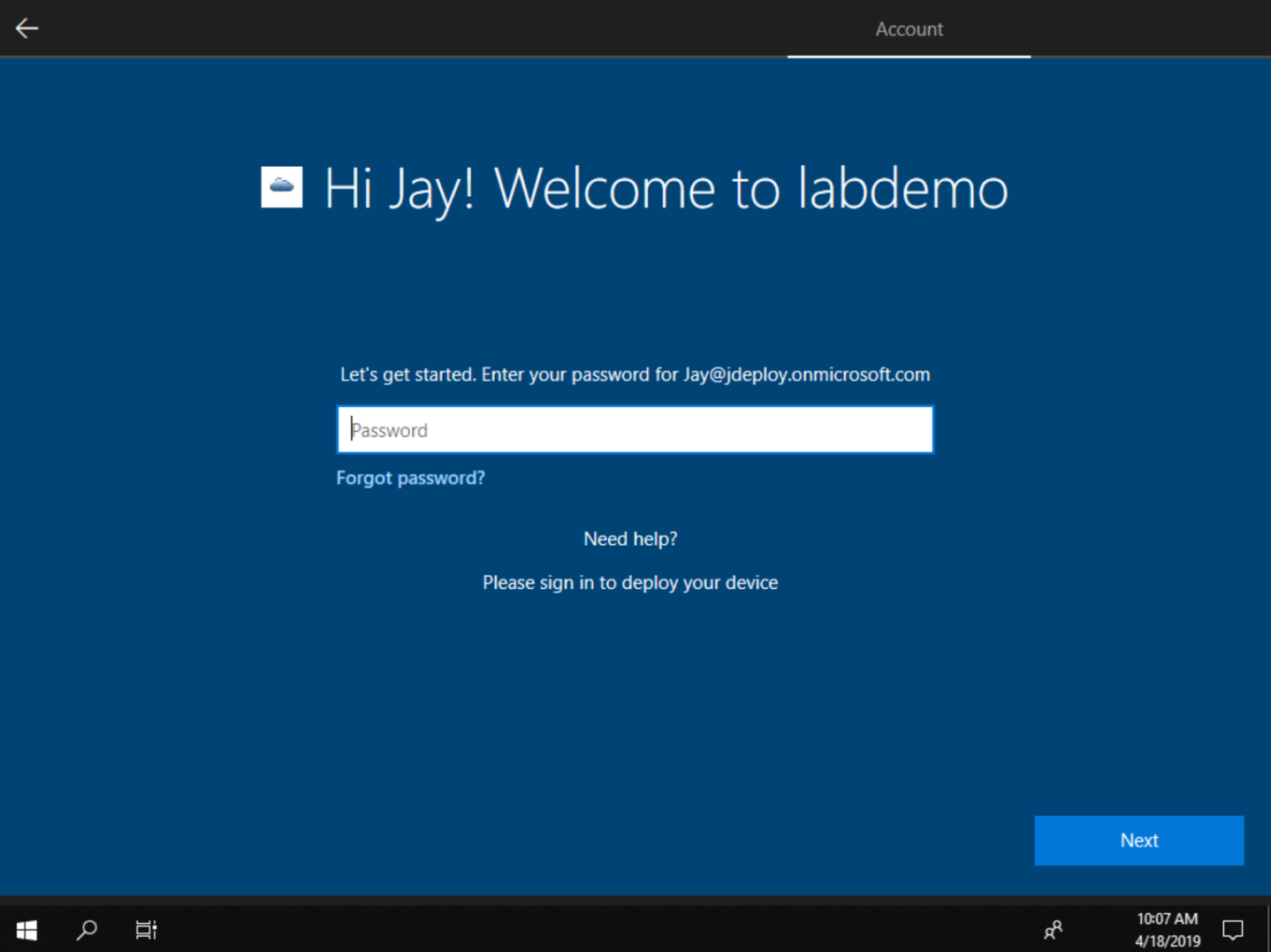 Windows Autopilot | LABDEMO